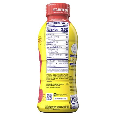 Nesquik Strawberry Milk 14oz Btl Delivered In As Fast As 15 Minutes