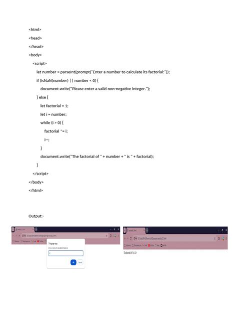 Practical2 3 Factorial Number Pdf