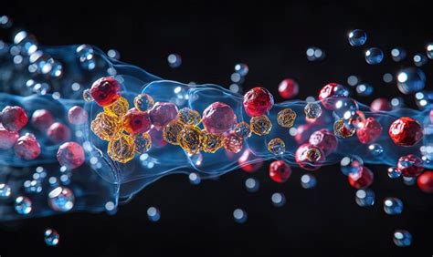 Premium Photo The Graphic Illustration On The Black Background Shows The Splitting Of An