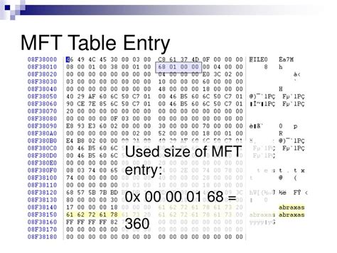 Ppt Ntfs Mft Example Powerpoint Presentation Free Download Id231172