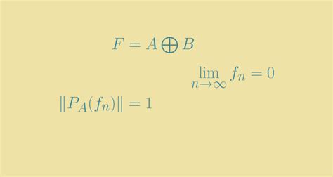 Algebraically Complemented Subspaces Not Topologically Complemented