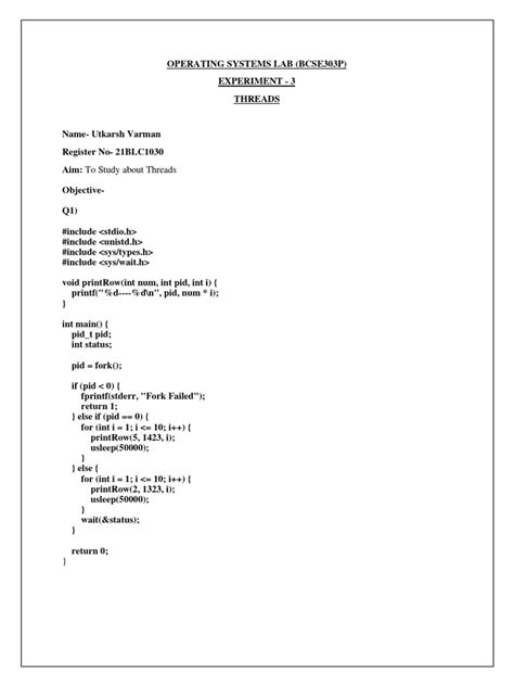 Systemcalls Pdf Operating System Technology Computer Engineering