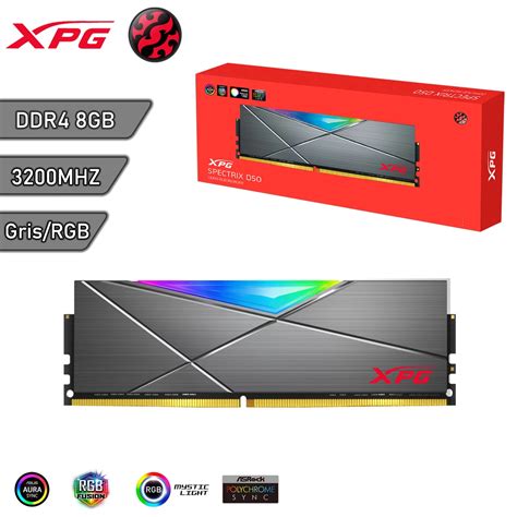 Memoria RAM DDR4 AData XPG Spectrix D50 8Gb 3200Mhz RGB Quito Ecuador