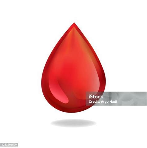 흰색 배경에 현실적인 일러스트 벡터에서 헌혈 또는 개념 등을 위한 붉은 색 기호의 액상 오일 3차원 형태에 대한 스톡 벡터 아트 및 기타 이미지 Istock
