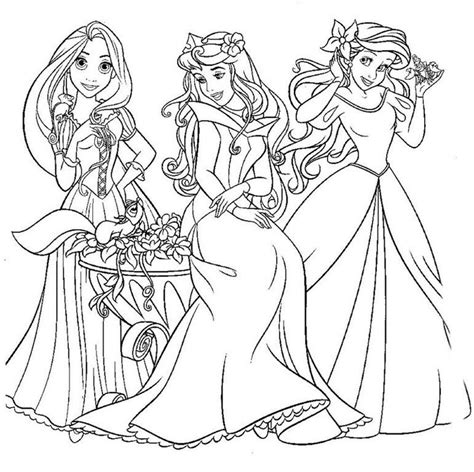 Dibujos De Princesas Disney Para Imprimir Y Colorear Gratis Imagenes