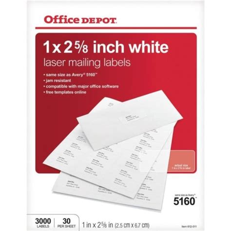 Office Depot Label Templates Download