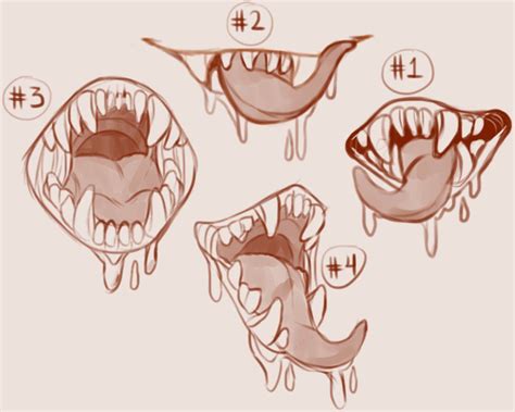 How To Draw A Scary Mouth Drawing Tips Guide