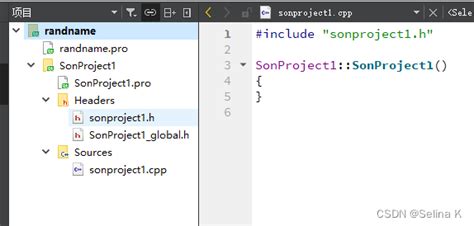 Qt新建项目灵活操作（持续更新）qt添加子项目 Csdn博客