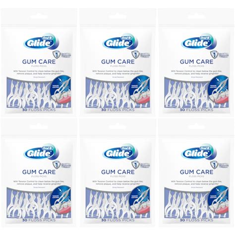Oral B Glide Pro Health Advanced Dental Floss Picks 30 Count 6 Pack