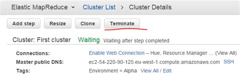 Using Amazon Elastic Mapreduce With The Awsnet Api Part 3 Starting And Logging Into A Cluster
