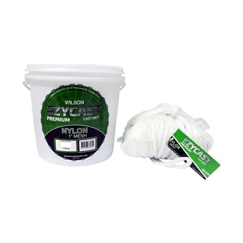 Wilson Ezycast Nylon Cast Net With 1 Inch Mesh Size