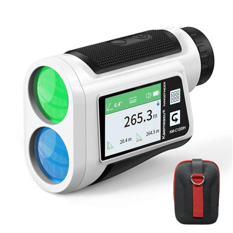 Lcd를 대상으로 하는 Km C1200h 골프 거리 측정기 고정밀 1200m 소수 거리 측정기 6배 배율 빠른 마커 잠금 빠른 초점 스닝 라인 거리 측정기 경계