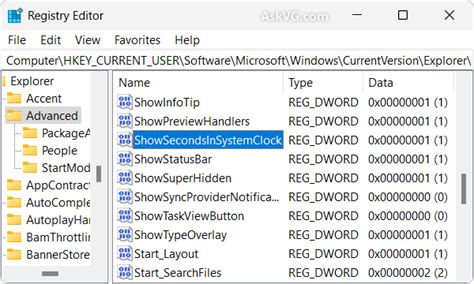 Tip Show Seconds In Taskbar Clock In Windows 10 And 11 AskVG