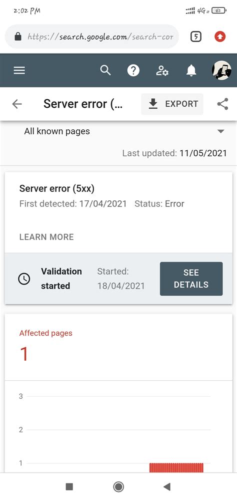 The Server Error Xx Issue Detected On My Blogger Blogspot Site And Validation Is Still Pending