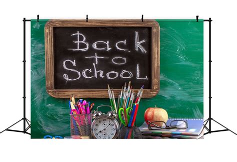 Back To School Chalkboard Photography Backdrop Dbd7 15 Dbackdrop