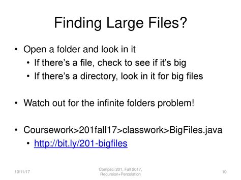 compsci 201 recursion percolation ppt download