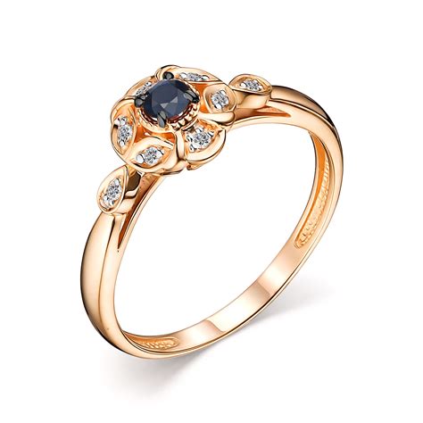 Золотое кольцо Алькор 14430-102 — купить в AllTime.ru — фото