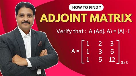Trouver Une Adjoint Matrix Adjugate Matrix Formula Wrrvm
