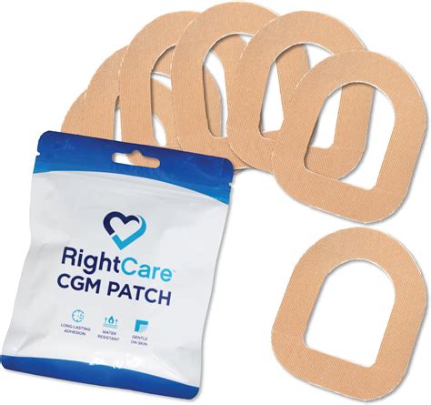 Rightcare Cgm Adhesive Patches Pre Cut For Omnipod Aid Device Waterproof Adhesive