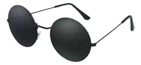 Gafas De Sol Redondas Estilo Ozzy Retro Negras Uv400 Mercadolibre