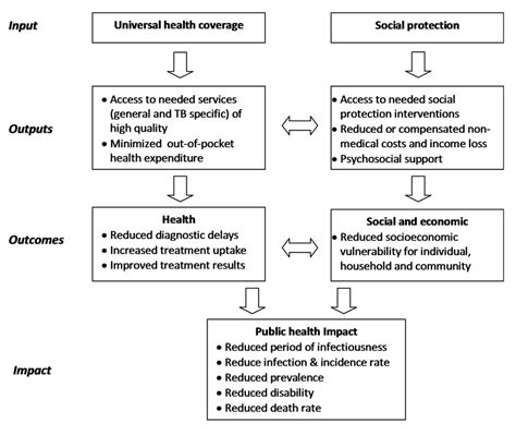 Framework To Illustrate The Interrelationship Between Universal Health