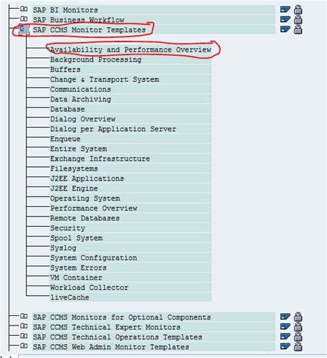 sap basis tutorials ccms availability and performance overview in sap
