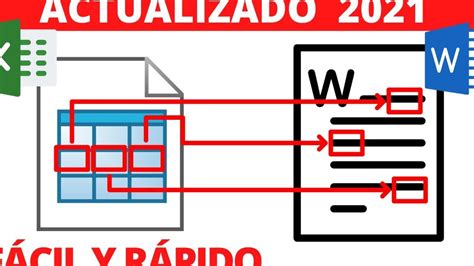 Cómo Pasar Datos De Excel A Word Automáticamente
