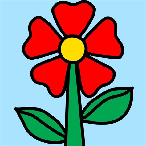 Dibujos De Flores Dibujos De Flores Para Niños