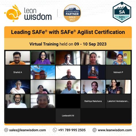 Leanwisdom On Linkedin Agile Training Safe6 Leadingsafe Leanwisdom Safeagile Leadingsafe…