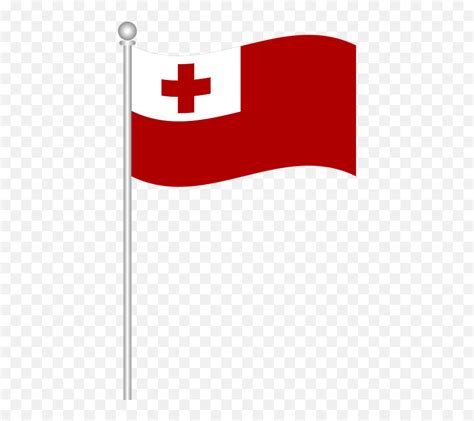 Flag Of Tonga Tongan Flag Clipart Emojitongan Flag Emoji Free