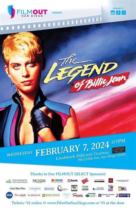The Legend Of Billie Jean Filmout San Diego