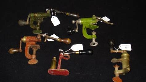 Bonhams Three Reloading Tools For 12 Bore Cartridges Another For 28