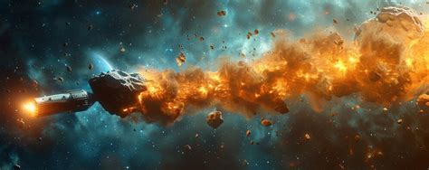 Premium Photo Asteroid Mining Extracting Resources From Space Background