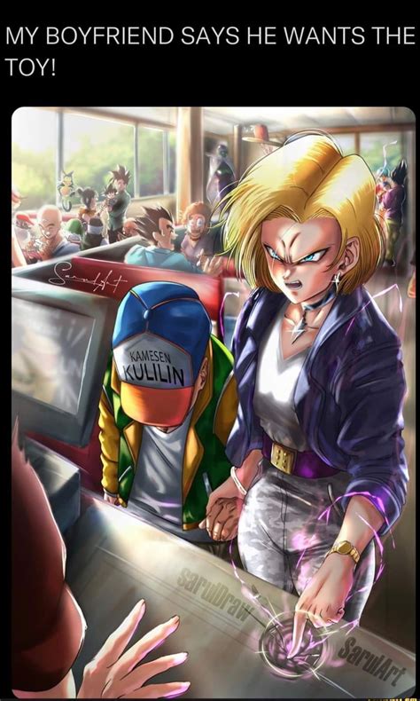 Im Just A Krillin Looking For My Android 18 9gag