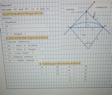 Solved Problem 1 Compute Length Of Curve Tangent Length