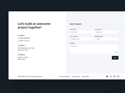 Contact Form Ui Designs Themes Templates And Downloadable Graphic