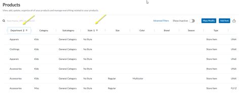 Column Sorting Help Center