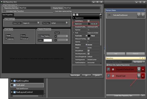 Themes Winforms Label Control Telerik Ui For Winforms