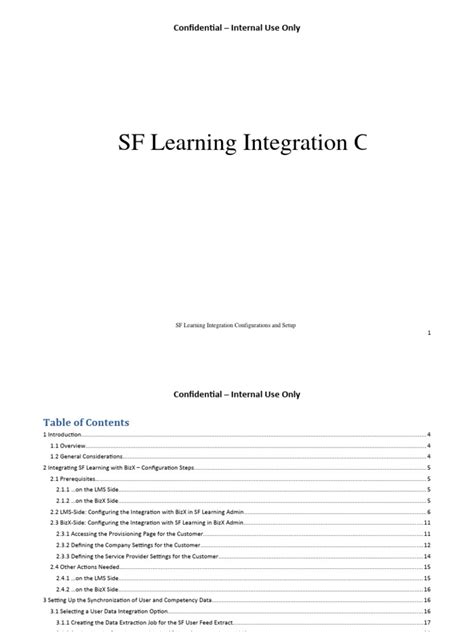 Sf Learning Integration Configuration Guide Pdf File Transfer