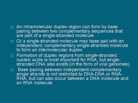 Nucleic Acid Hybridize By Base Pairing A Crucial