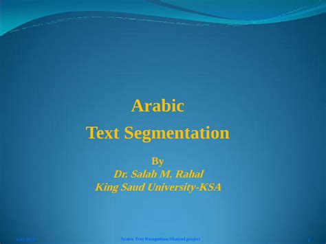 pdf arabic text segmentation dokumen tips