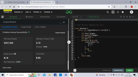 day 5 of geekstreak2024 row with max 1s sameer nayak posted on the topic linkedin