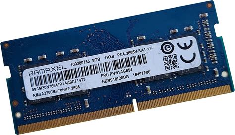 Ramaxel Rmsa3260me78haf 2666 8gb Pc4 2666mhz Ddr4 So Dimm Non Ecc 260