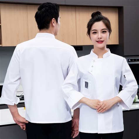 Waterproof Chef Catering Baked Pastry Chef Uniform Long Sleeve Female