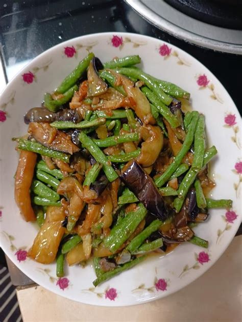 【豆角烧茄子图片】言鱼木下厨房