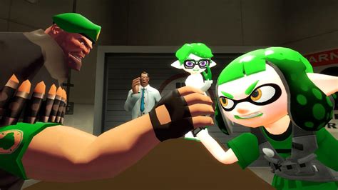 Gmod Tf2 Splatoon Arm Wrestling By Superfiregmod On Deviantart