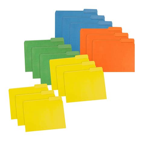 PCS File Folder Cut Tab Letter Size Great F Grandado