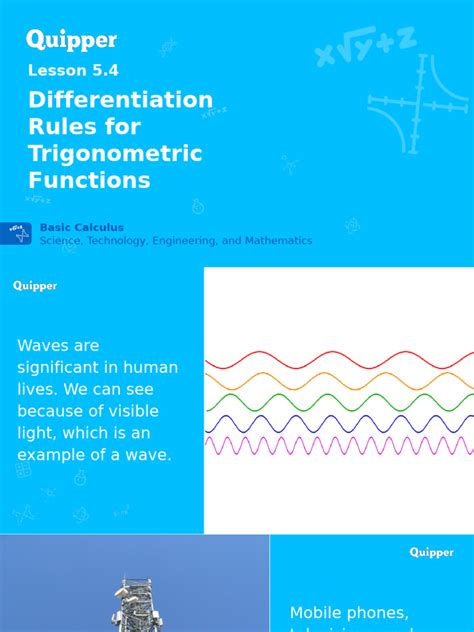 Differentiation Rules For Trigonometric Functions Pdf Trigonometric Functions Elementary