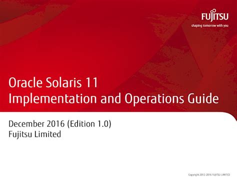 Pdf Oracle Solaris 11 Implementation And Operations Guide Solaris 11