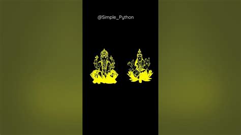 Ganesh Laxmi Ji From Python Programming 😍🥰 Python Programming Ganesh